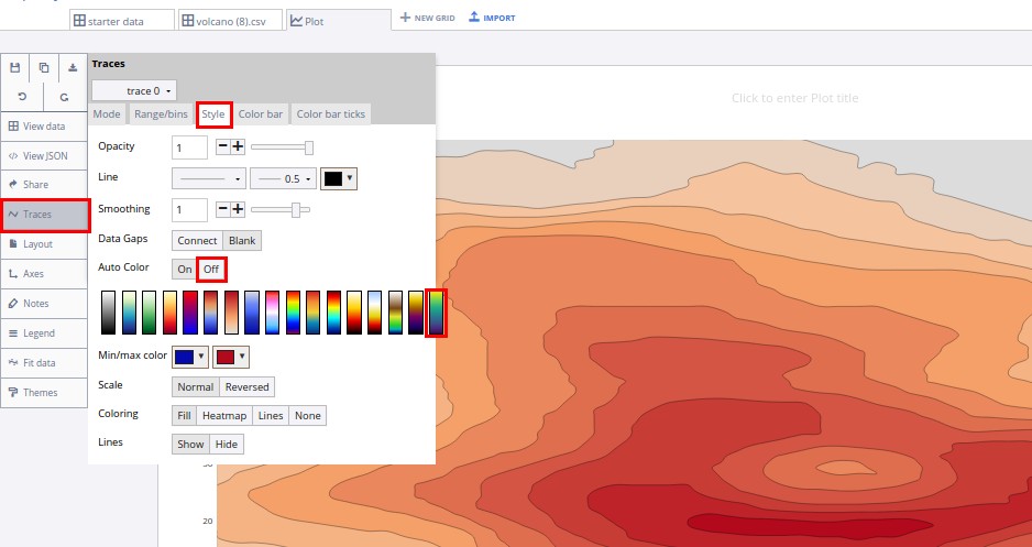Make A Contour Plot Online With Chart Studio And Excel